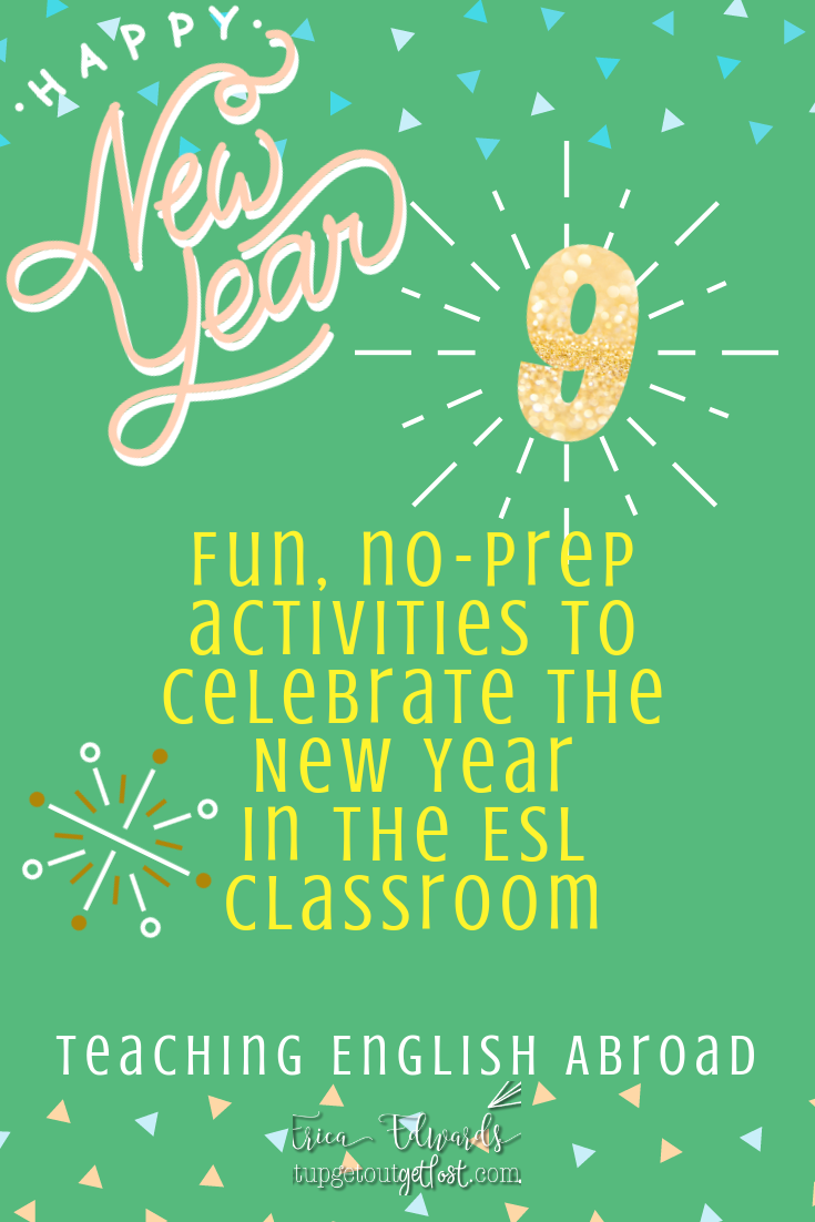 8 Fun, No Prep Activities to Rock the New Year in the ESL Classroom ...